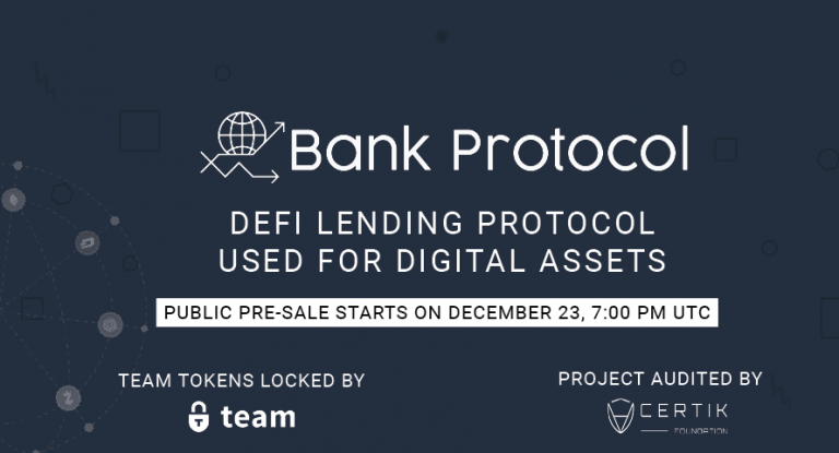 Bank Protocol: All In One DeFi Lending Protocol For Digital Assets